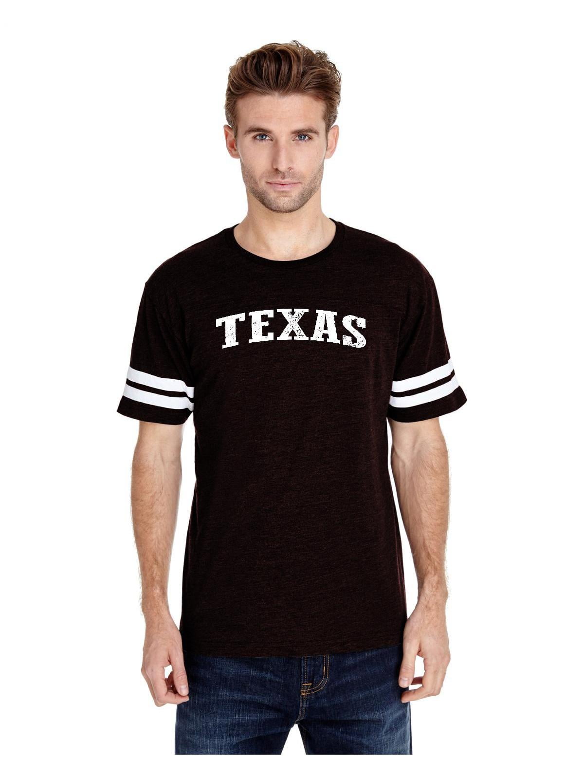 Mens Football Fine Jersey T-shirts - Texas - Walmart.com
