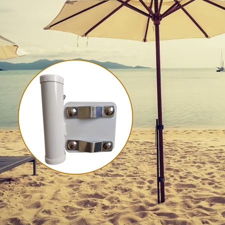 Garden Umbrella Clamp Holder Metal Heavy Duty Accessories Mounting ...