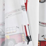 Make A Wish Fire Truck Window Curtain Panels, 84-inches in L, Set of 2 ...