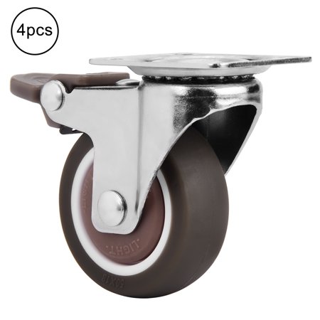 Casters, High Speed Swivel Caster Wheels Low Noise Anti Skid Flexible ...