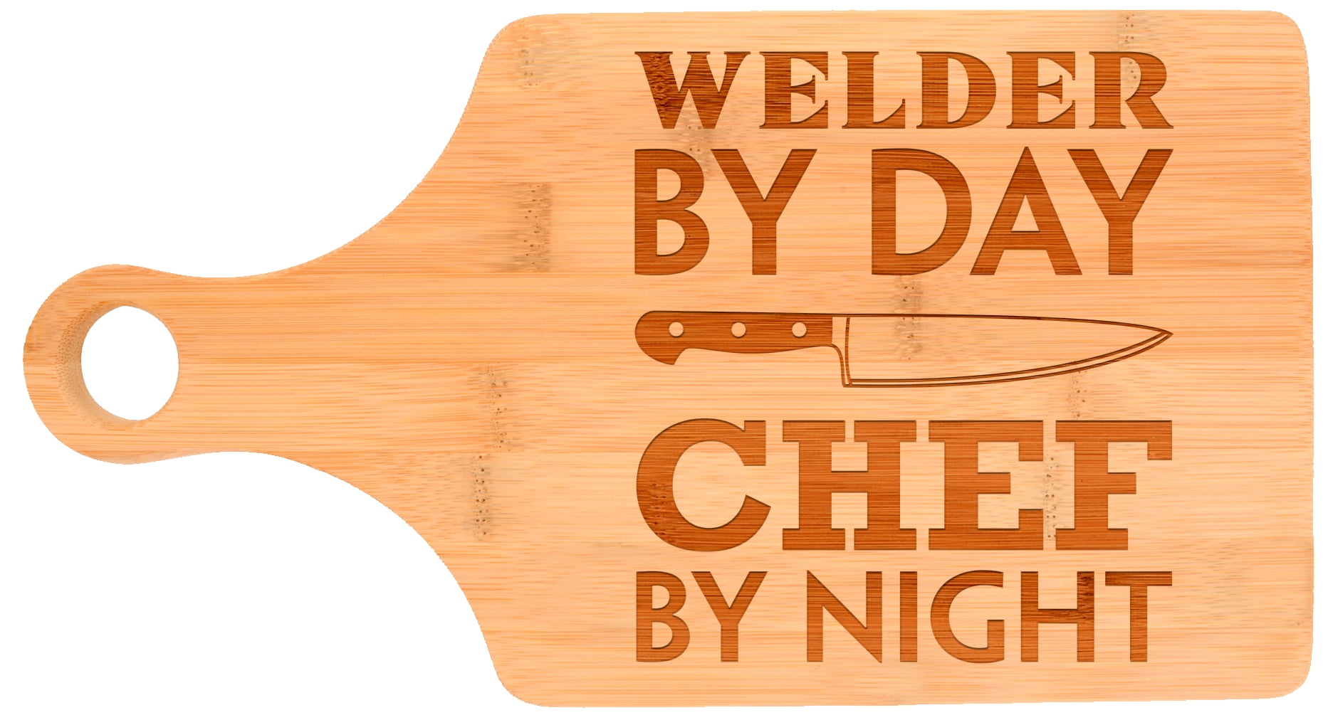 ThisWear Gift for Welder By Day Chef By Night Welding Paddle Shaped ...