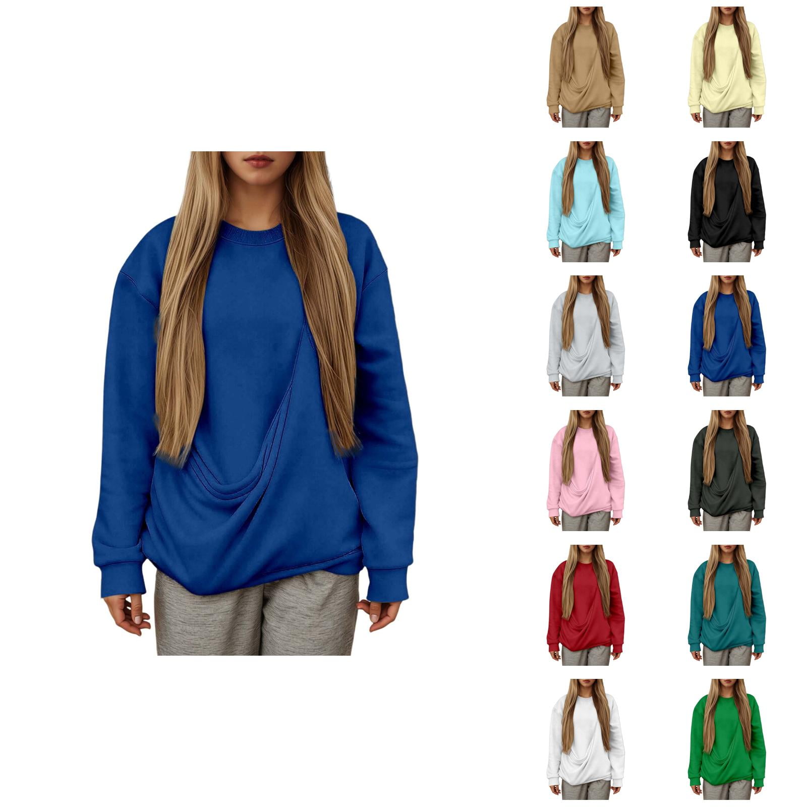 Click here for Generic Cat Pouch Hoodie For Women Long Sleeve Pla... prices