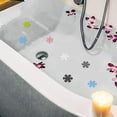 6 Pcs Flower Shaped Non Slip Bathtub Stickers,Textured Anti-Slip Shower ...