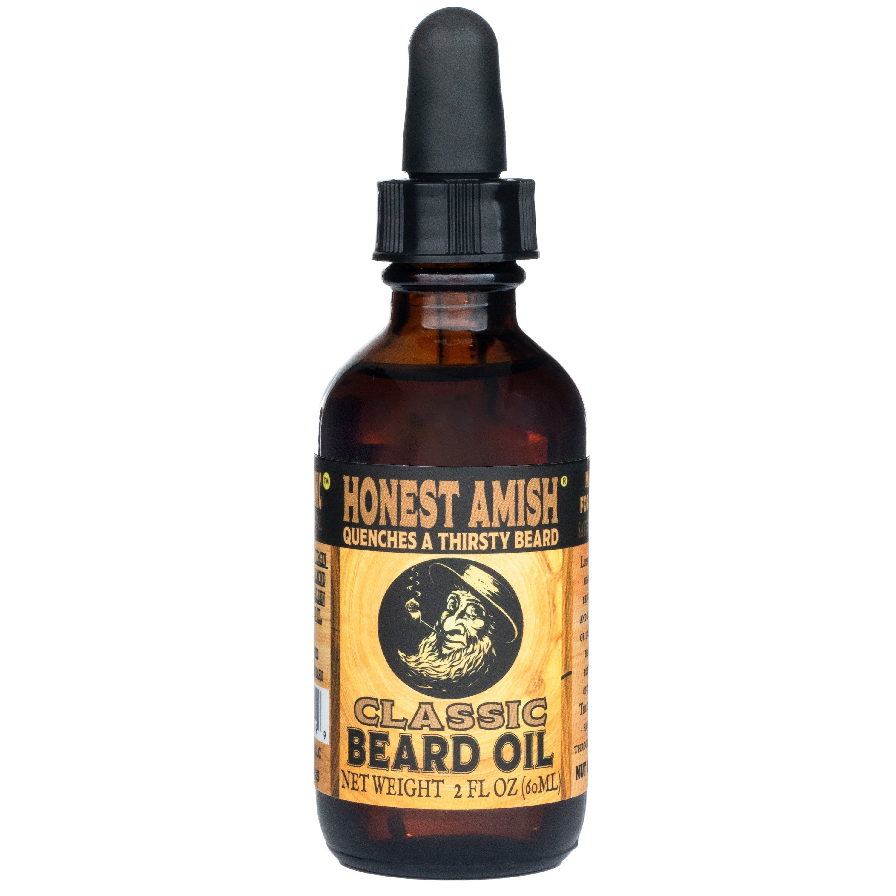 Honest Amish Classic Organic Beard Oil 2 fl oz