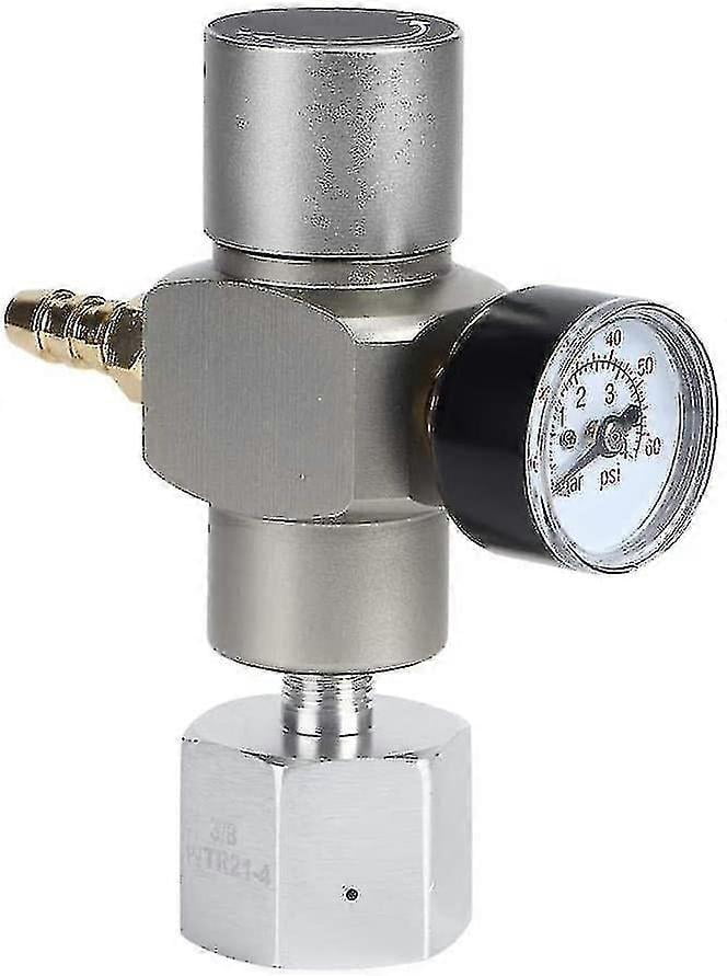 Co2 Pressure Regulator, 2 In 1 Mini Co2 Gas Regulator Soda Pressure ...