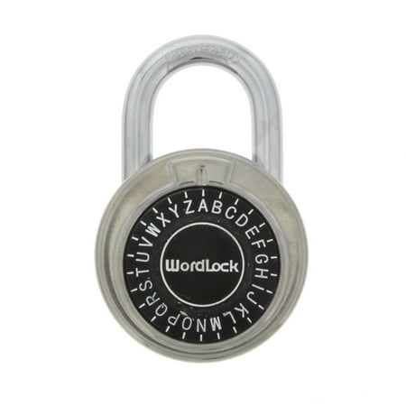 WordLock PL-127-CP Padlock RLR 50mm Text Classic, Black | Walmart Canada