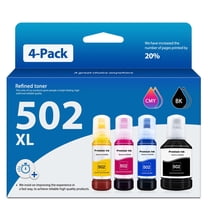 Seogol Epson 502 T502 Refillable Ink for Ecotank ET, ST series - 4 Pack ...