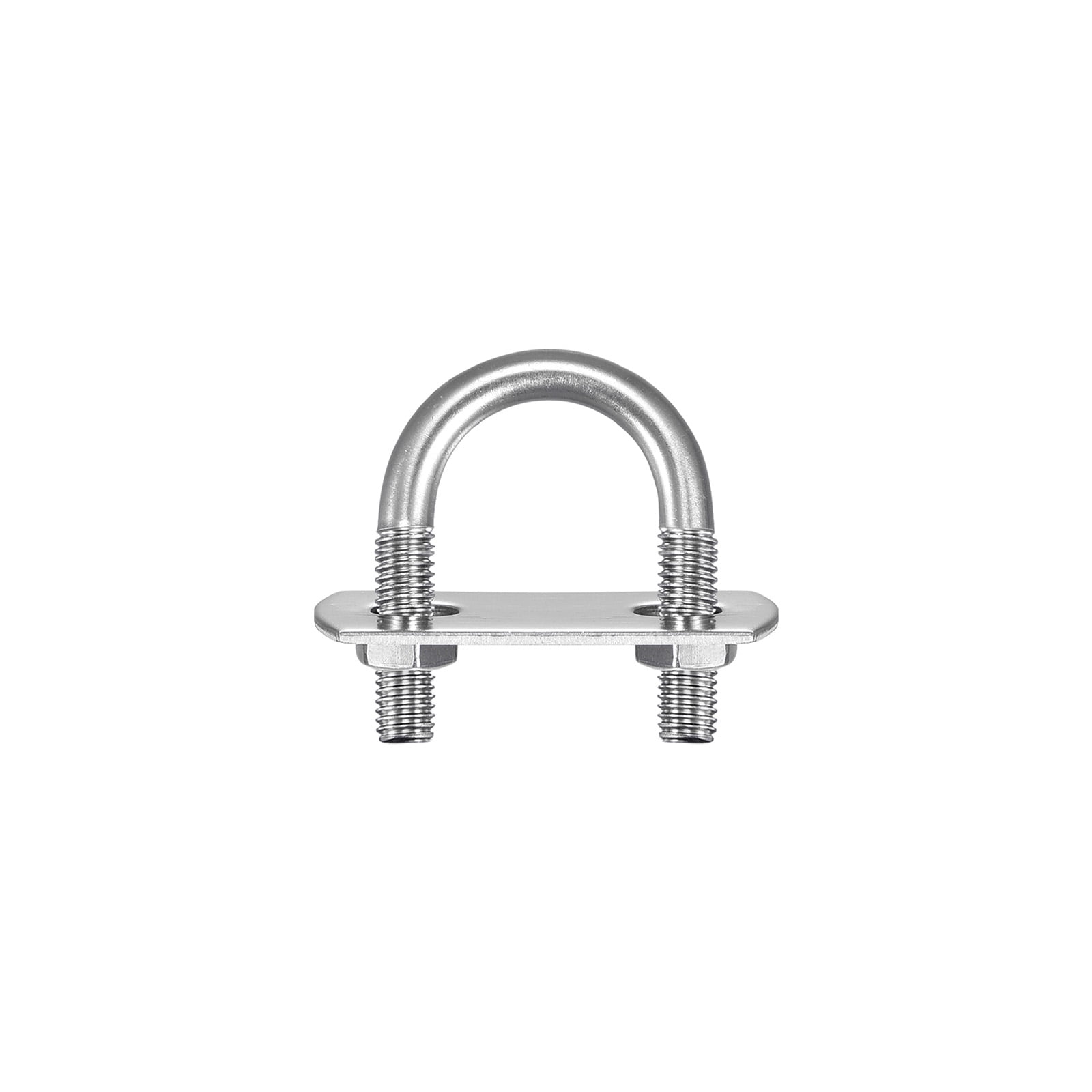 Round U-Bolts, 1 Pack 20mm Inner Width 36mm Length M6 W Nuts Washers ...