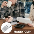 TUIBELYN Office Money Clip Practical Money Fixing Clamp Metal Bill Fold ...