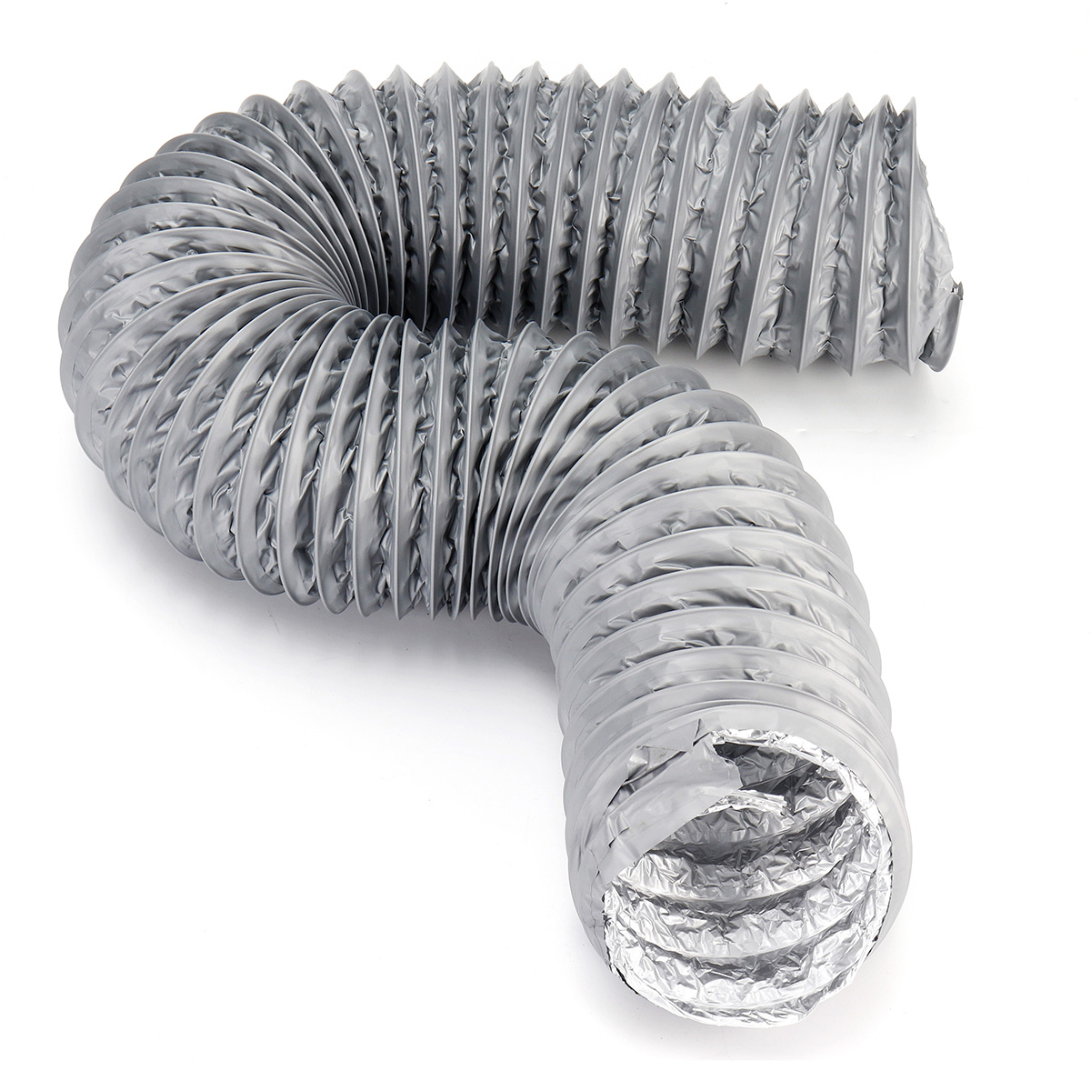 Black Grey 5ft 10ft 20ft Flexible Extension Air Conditioner Exhaust
