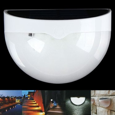 Semi Circle Solar Light, EpicGadget 6 LED Solar Light Fence Path Light ...