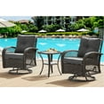 UDPATIO 3 Piece Outdoor Rocking Patio Furniture Set, Porch Swivel ...