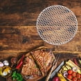 UPOUART Round Grill Mesh Grill Grate Stainless Steel Silver 22X22X0.2Cm ...