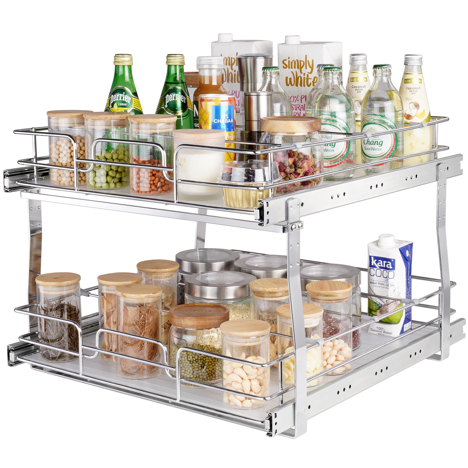 Click here for Vevor 2 Tier 19W X 20D Pull Out Cabinet Organizer... prices