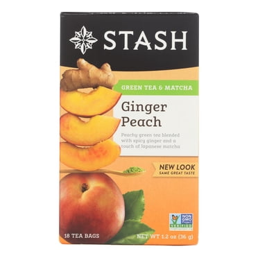 Stash Tea White Peach Oolong Tea Bags, 18 Count - Walmart.com