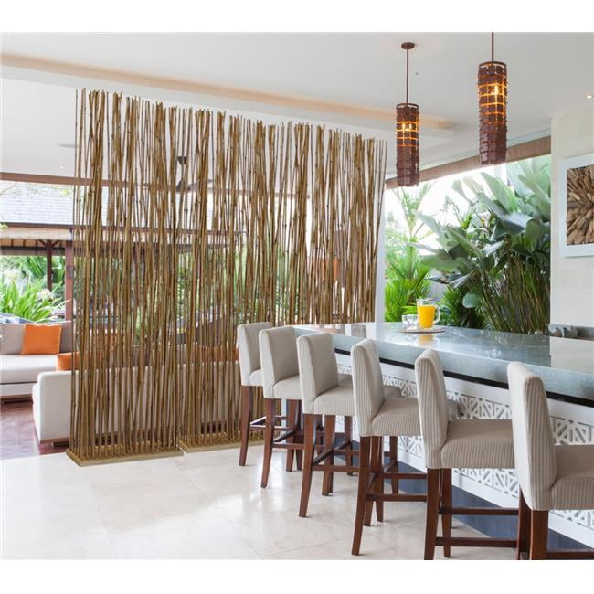 Single Panel Room Divider with Bamboo Branches Design - Walmart.com