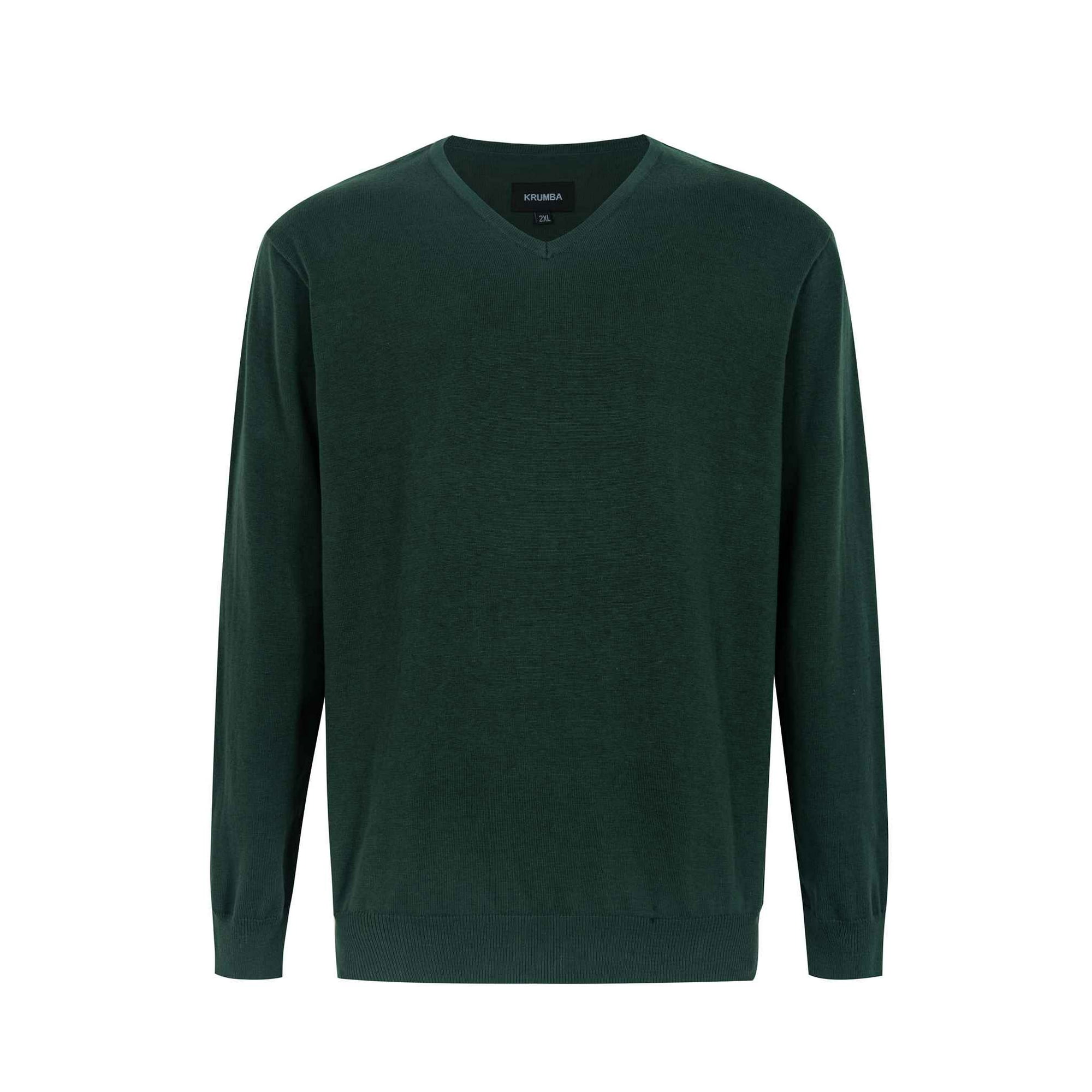 Click here for Krumba Mens Cotton Oversized V-Neck Classical Pull... prices