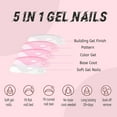 240 count White Tip Press Toenails Short Square nails Press ons with ...