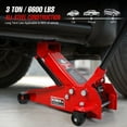 W83025 Heavy Duty 3 Ton Hydraulic Floor Jack with Quick Lift Pump ...
