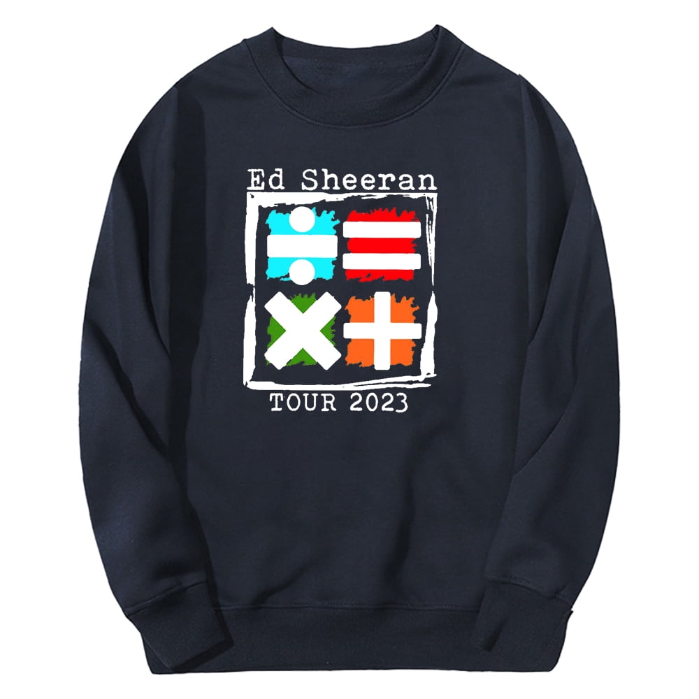 Ed Sheeran Merch 2023 Mathematics Tour Sweatshirt Crewneck Long Sleeve ...
