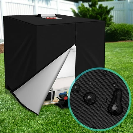 AMERTEER IBC Tote Covers Hood 275 Gallon Water Tank Protective Cover ...