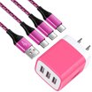 Type C Charger Block,with 3A Android Charger Fast Charging Cable 6FT 5V ...