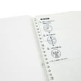 Kokuyo Smart Ring binder, Up to 25 Sheets, B5, 26 Holes, Transparent (ル-SP700T) - Walmart.com