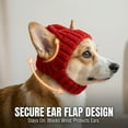 GlobaShun Dog Beanie with Ear Flaps for Small Dogs & Cats, Winter Knit ...