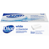 Dial Antibacterial Bar Soap, Refresh & Renew, White, 4 oz, 12 Bars ...