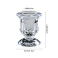 Glass Taper Candle Holders - Clear Small Candlestick Holder Bulk,Glass ...
