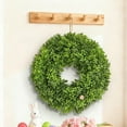 Dianli Home Decor Two-Tone Milan Vine Wreath 15.7in Artificial Greenery ...