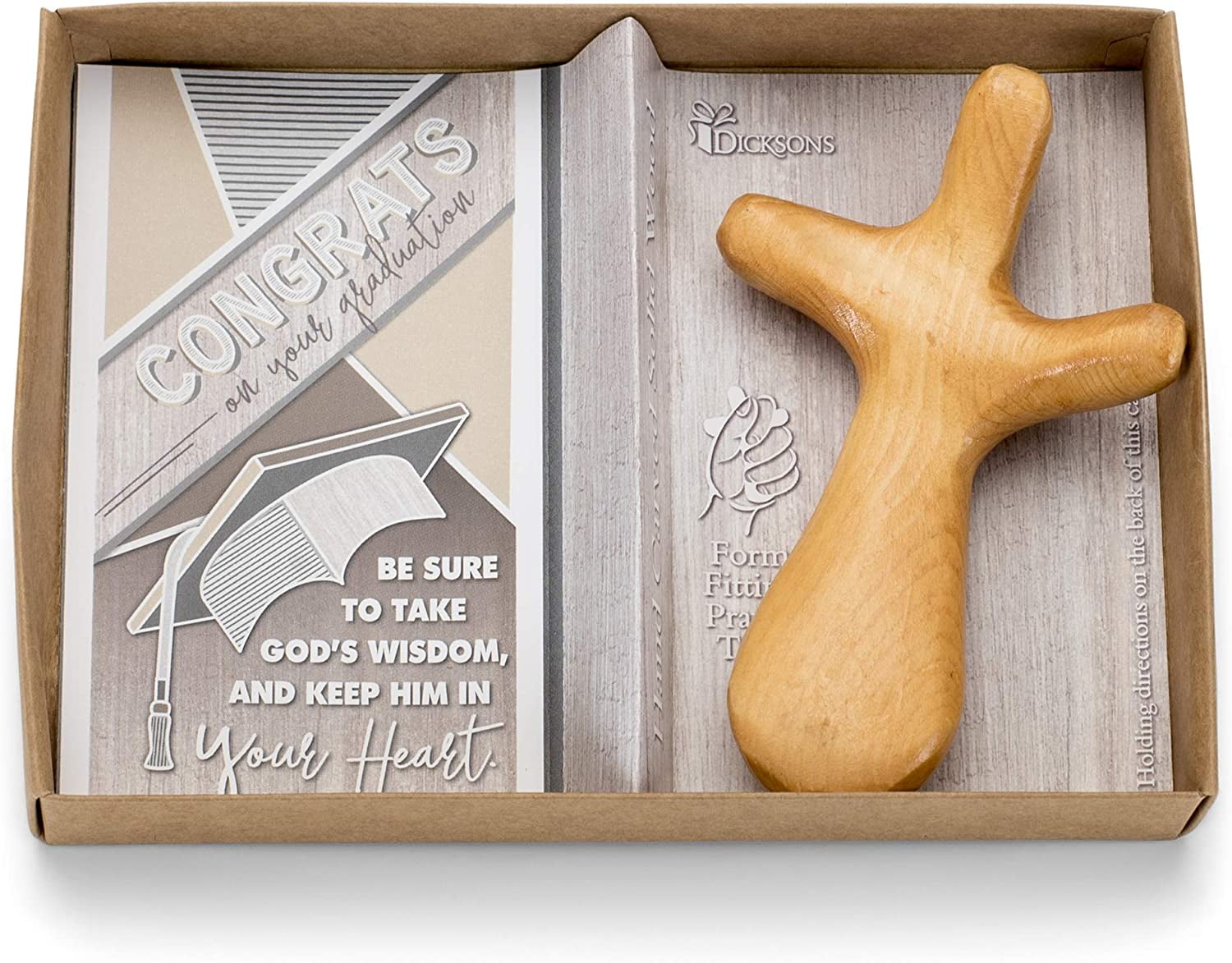 Dicksons Congrats on Your Graduation 3.25 x 4.75 Inch Natural Hand ...