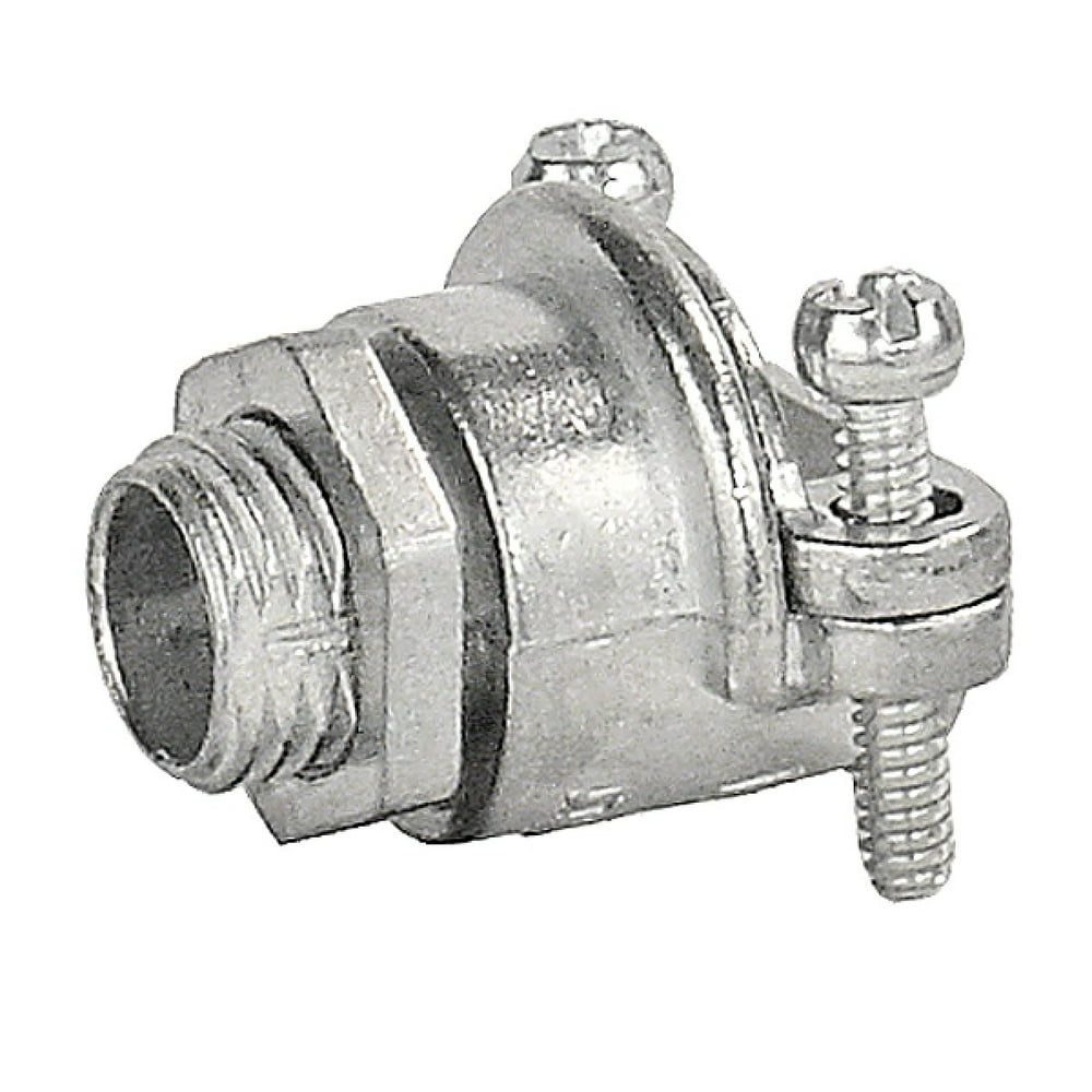 5 Pcs, Die Cast Zinc Multipurpose Nm/Bx Cable Connector Which Fits 1/4 ...