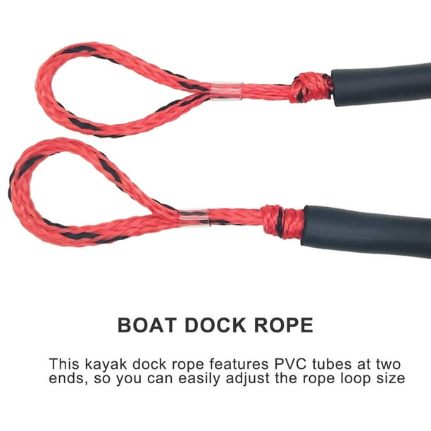 Dock Rope Boat Mooring Cord 4 boat dock rope elastic to 5.5 Feet ...