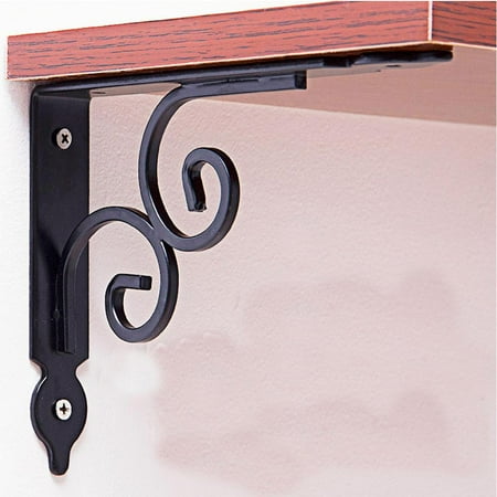 European-style L Shaped Heavy Duty Supporter Wall Shelf Bracket Hanging ...