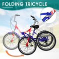 MOONCOOL Adult Folding Tricycle for Adults, 7 Speed 20/24/26 inch 3 ...