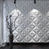 Art3d Decorative 3D Wall Panels Textured 3D Wall Covering, White, 19.7 ...