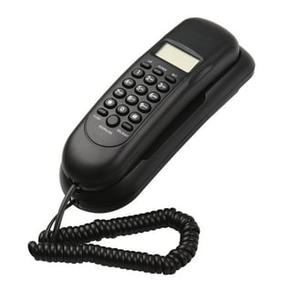 Universal Small Corded Ph Desktop Hanging Teleph Home Office - Black ...