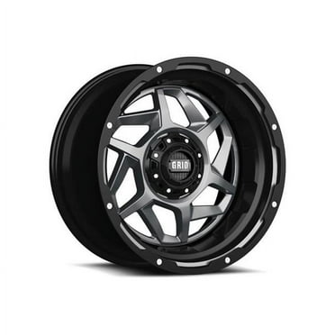 Grid OffRoad GD04 Custom Wheel for 22x12 inch Gloss Graphite w/Milling ...