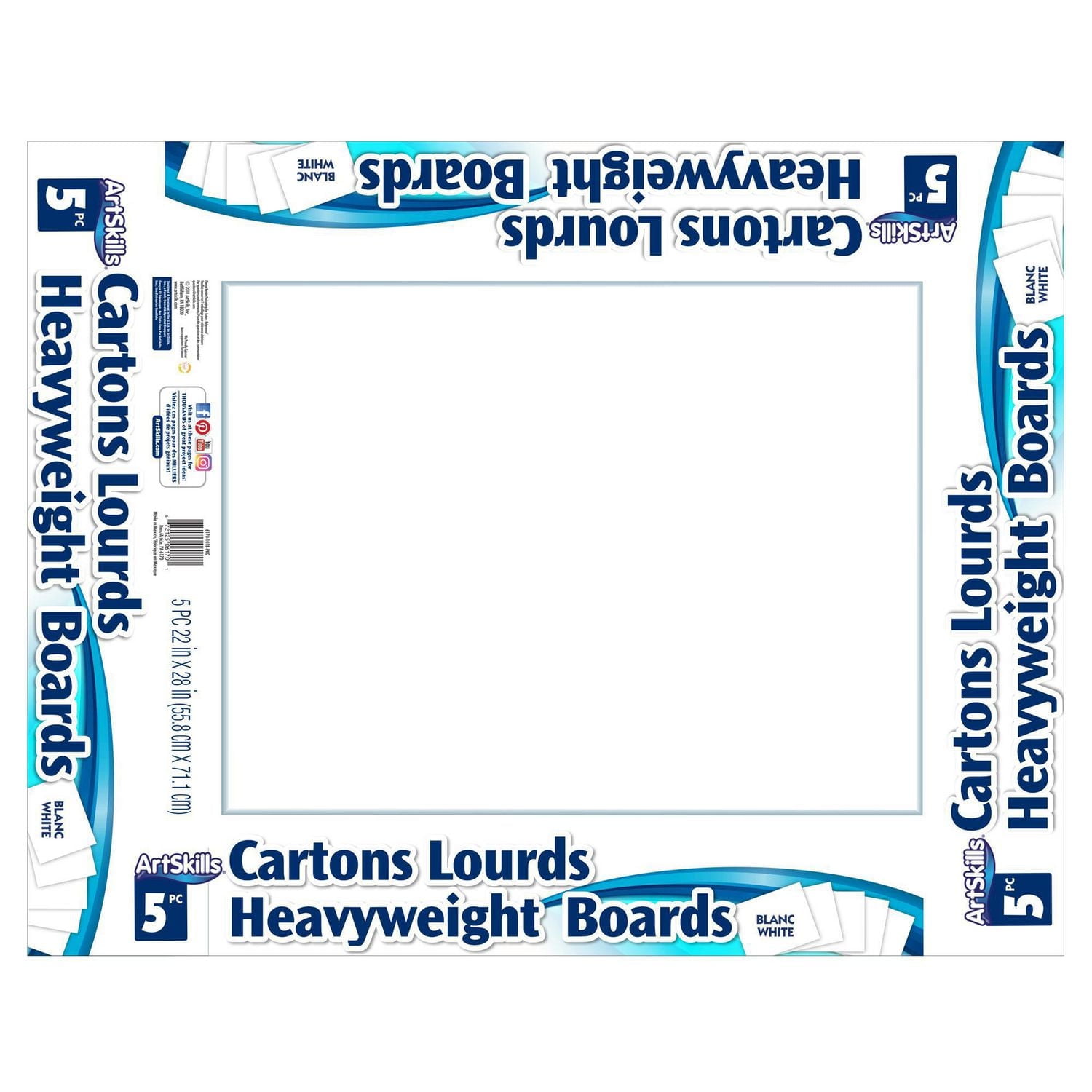 Click here for Artskills 5 Pack White Poster Board L prices