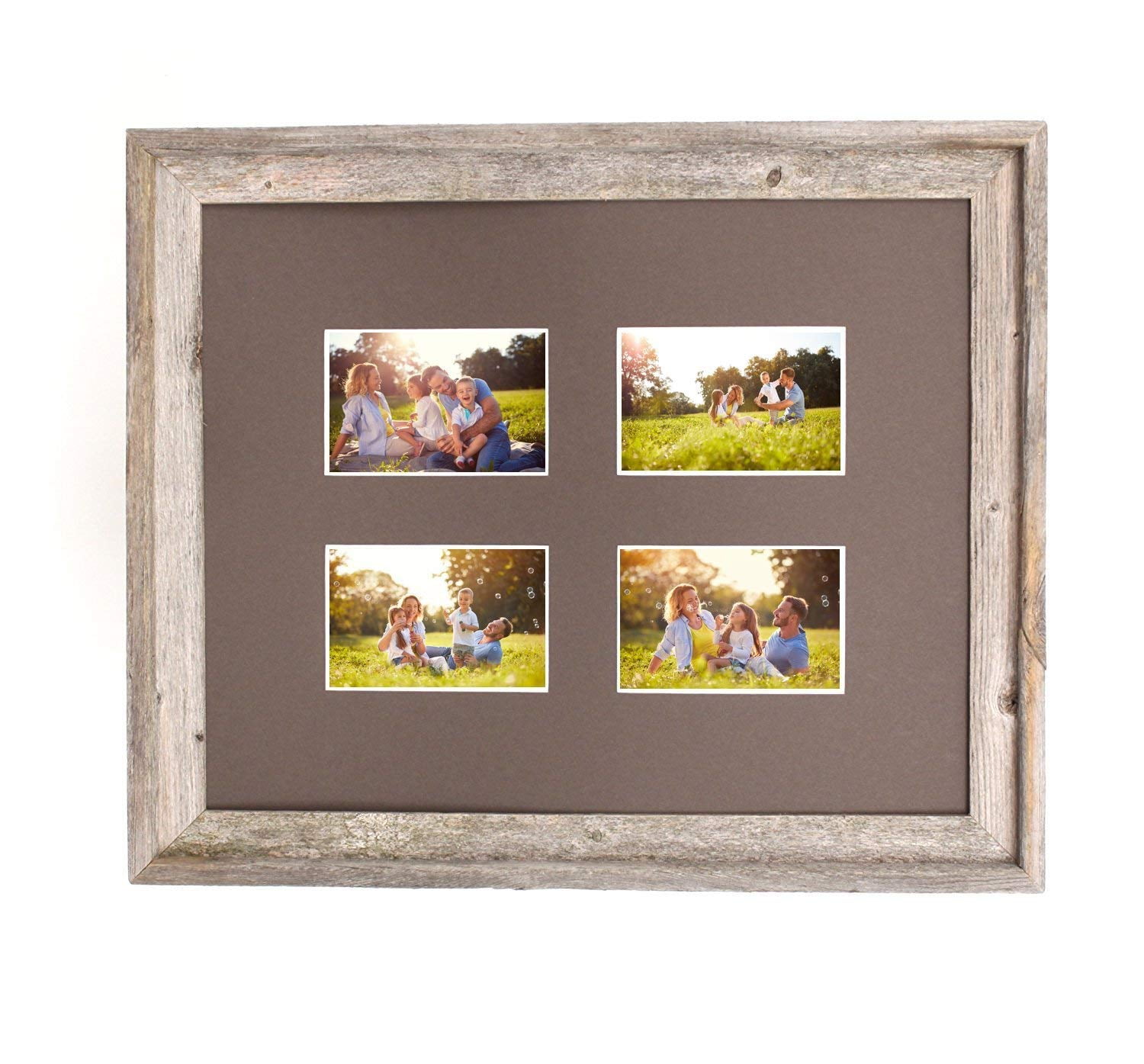 BarnwoodUSA Rustic Farmhouse Signature Weathered Gray Collage Reclaimed ...