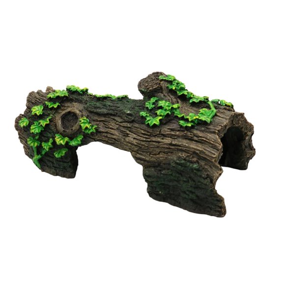 Bearded Dragon Hide Cave Safe Gecko Hides Artificial Birch Log for ...