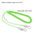 Uxcell 9.8ft Heavy Spring Fishing Coiled Lanyard Extension Cord Tether ...