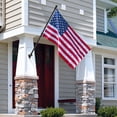 AEASKIEY Heavy Duty Flagpole for House, 6ft Stainless Steel Tangle Free ...