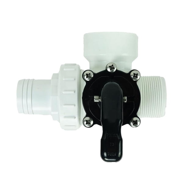 Swimline HydroTools Swimming Pool and Spa Standard Left Outlet 3-Way ...