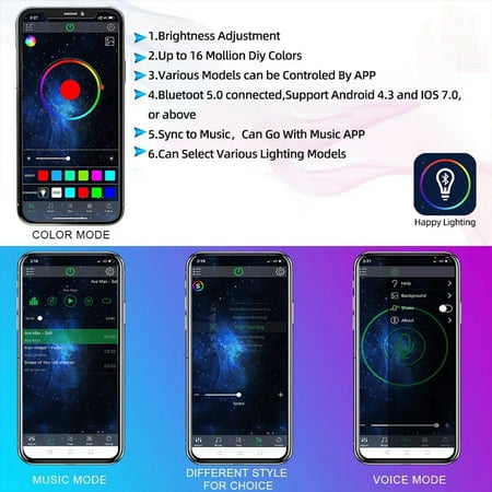 Plastic Car RGB LED Rock Light PU Lens Universal 150 Degree Anti-rust ...