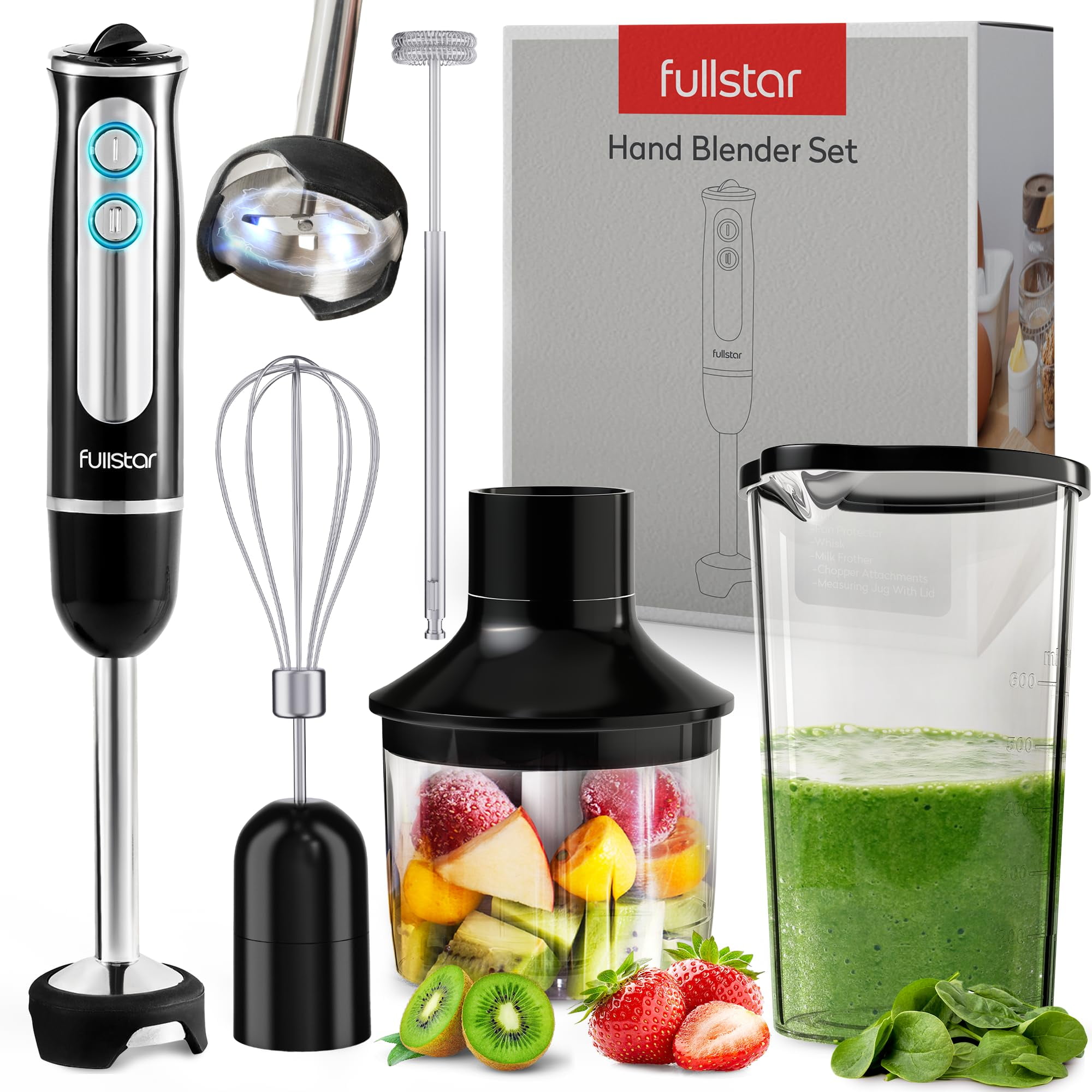Immersion Blender Set, Hand Blender Electric, Immersion Blender ...