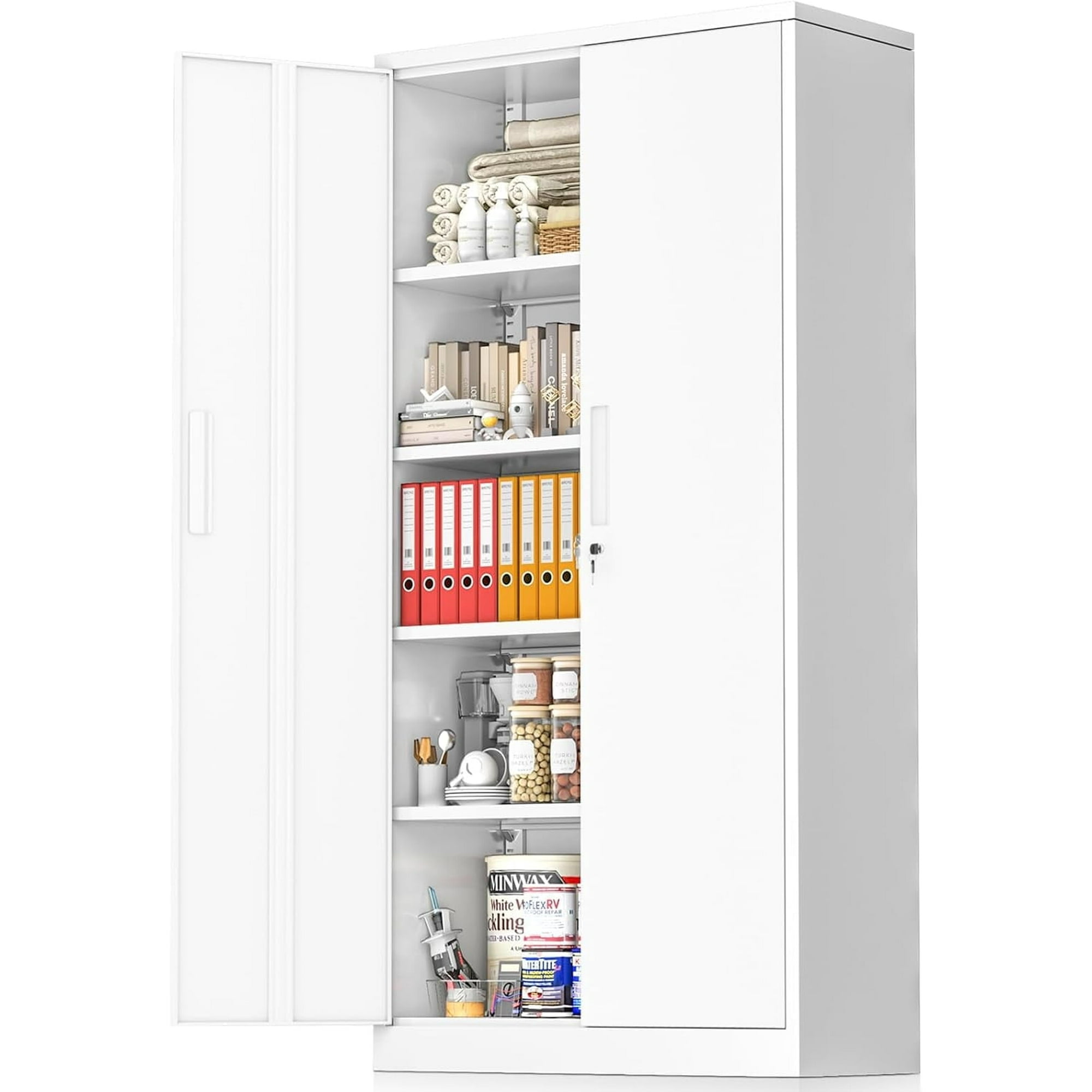 Click here for Solaura 71 Metal Garage Storage Cabinet With Locki... prices