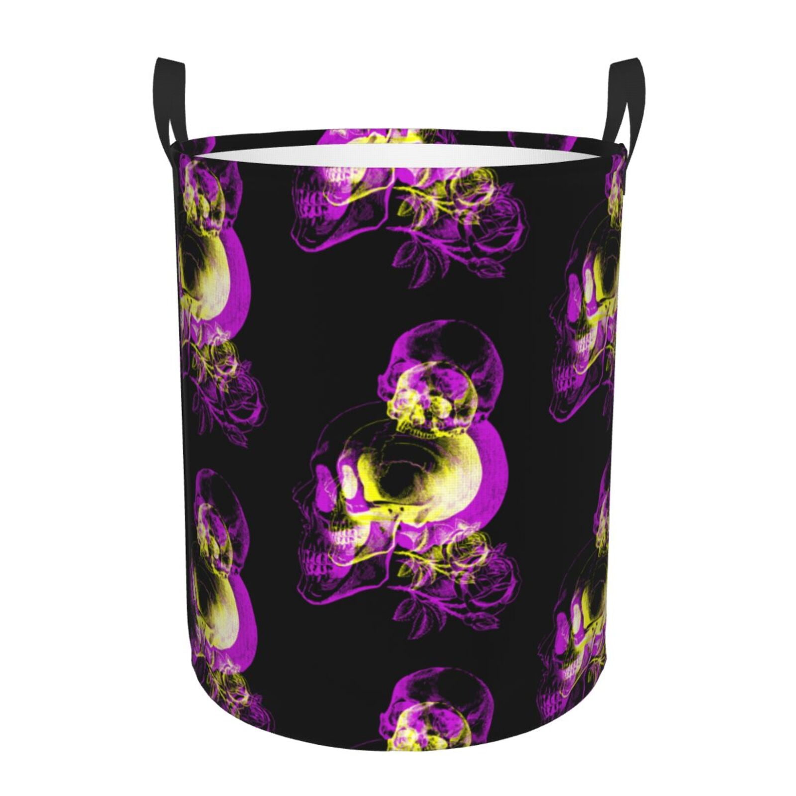 XMXT Collapsible Laundry Basket, Call Skeleton Print Waterproof Laundry ...