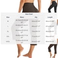 AHTJRT Women's Yoga Capri Pants Butt Lift High Waist Skinny Leggings ...